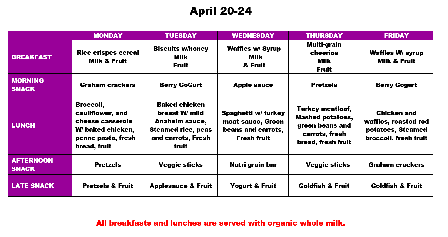 RedRose-Montessori-School-Food-Menu